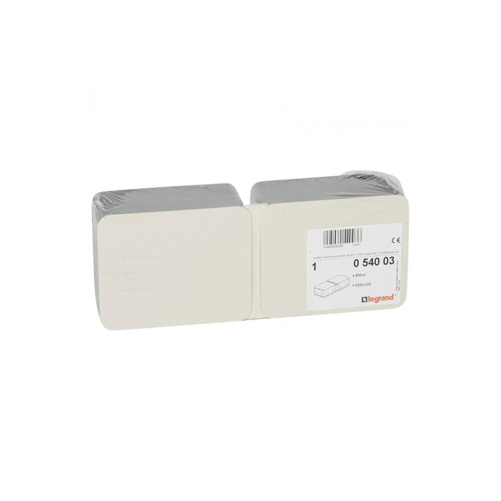 Metal flush-mounting box for installation in concrete floor - 2 x 4 ...