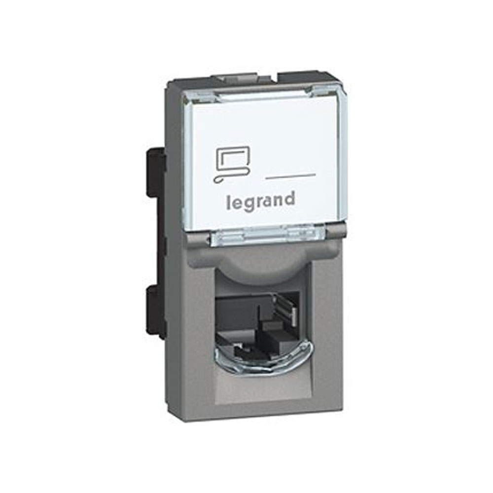 RJ45 socket Arteor - category 6 UTP - 8 contacts - 1 module - white - (572302) - Alsuhaili ...