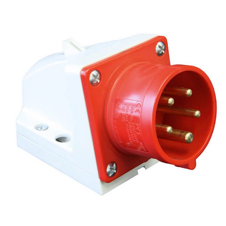 Wall mounted plug 32A-4P-400V - (524Y6) - Alsuhaili | Online Shopping